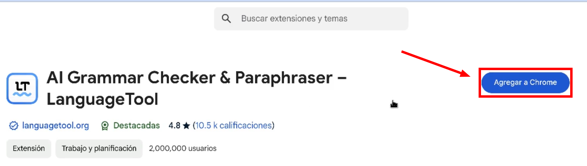 Instalar un corrector Ortográfico y Gramatical en Chrome: LanguageTool ...