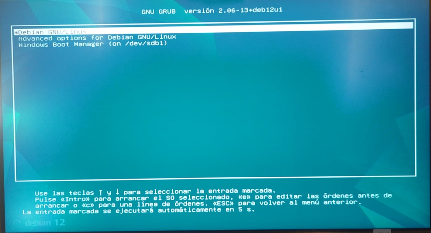 Instalar Debian 12 en tu Disco Duro usando un USB Booteable con Rufus ...